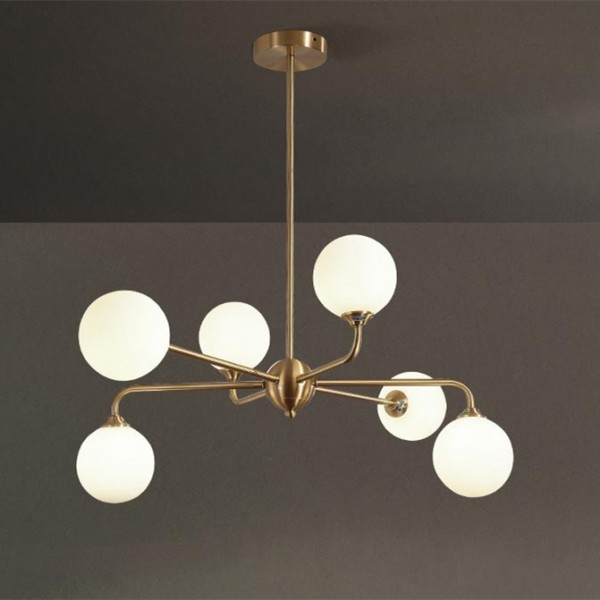 LUXURY Glass Ball Chandelier|Glass Hanging Ball Ceiling Light|Kiki Lighting