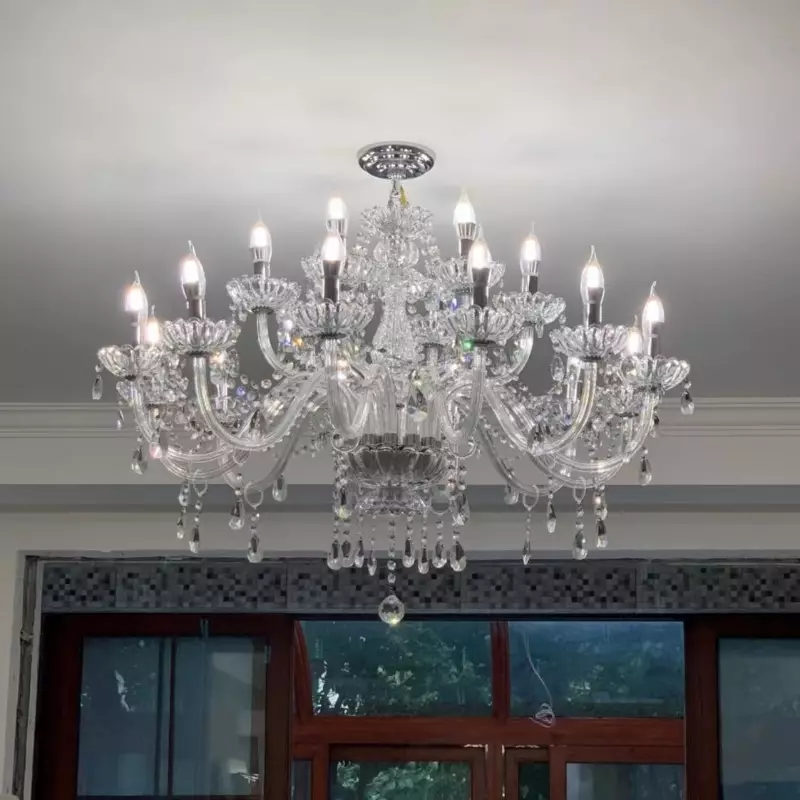 Crystal Chandelier Ceiling Light | Candle Lamps | kiki Lighting