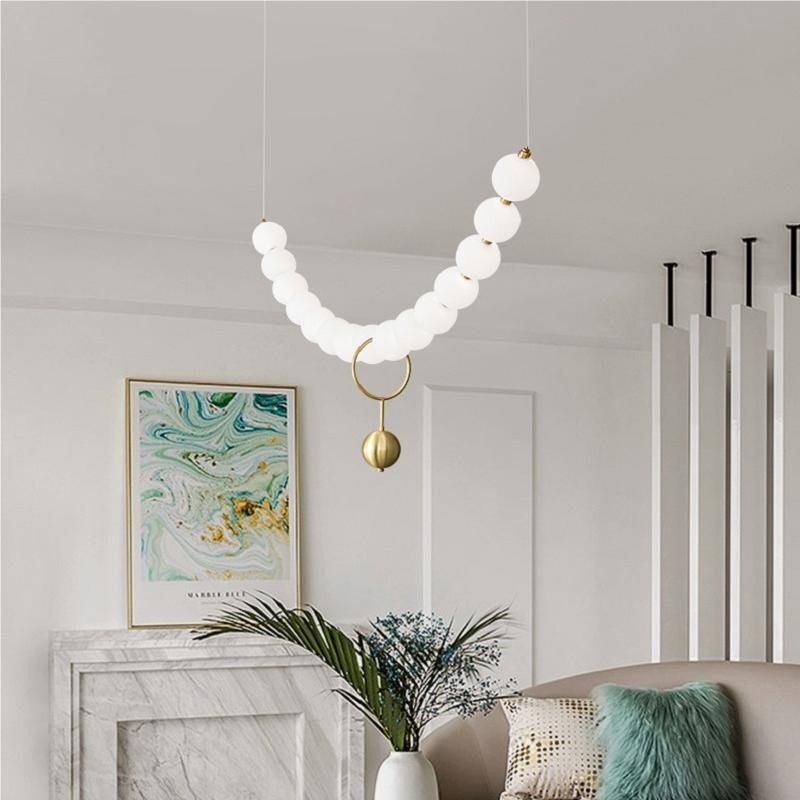 led necklace pendant|modern glass pendant light|kikilighting