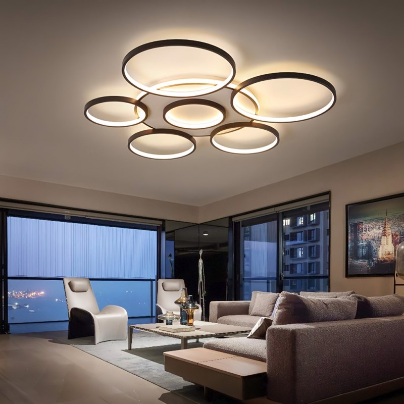 Ultrathin Acrylic Round Flush Mount Ceiling Light | KIKI Lighting