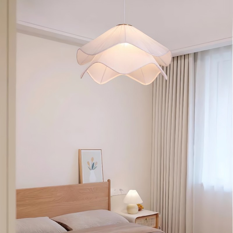 Nordic Lia Pendant Light | Fabric Pendant Light | KIKI Lighting