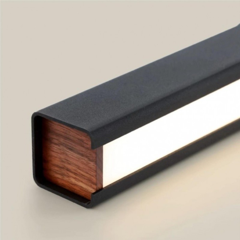 Industrial Metal LED Horizontal Linear Chandelier | KIKI Lighting