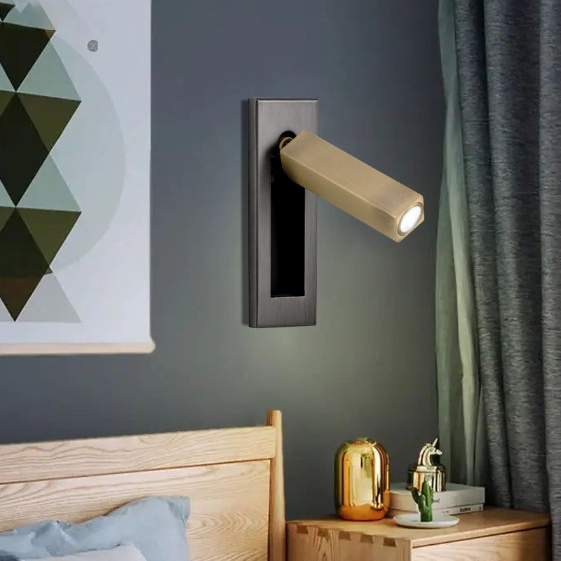 Embedded Bedside Wall Light | Bedside Light | KIKI Lighting