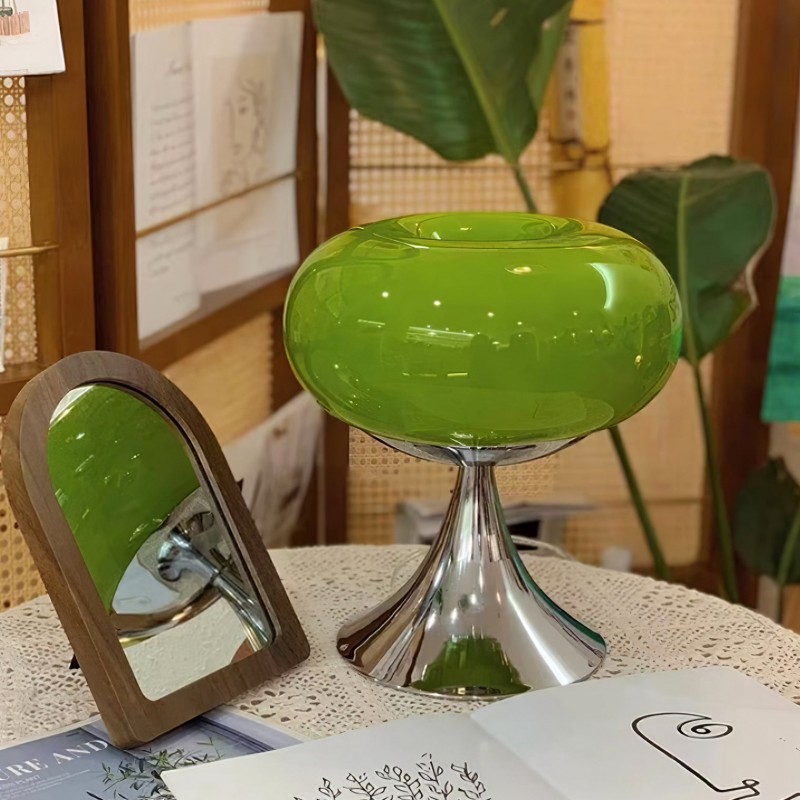 Bauhaus Apple Glass Bedside Table Lamp | Table Lamp | KIKI Lighting