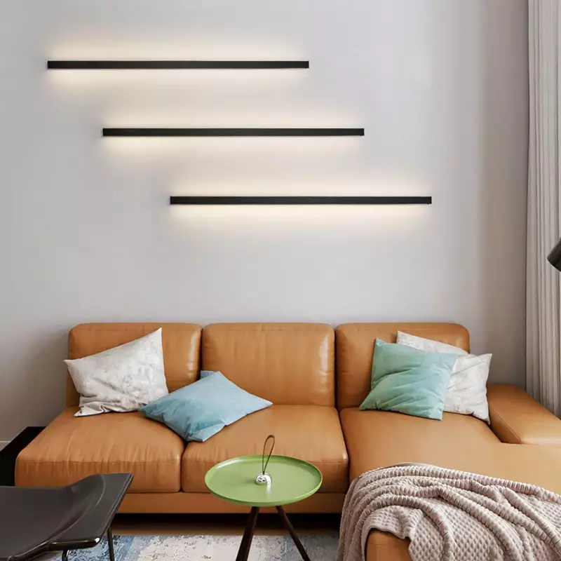 Modern Minimalist Long LED Strip Wall Light | KIKI Lighting