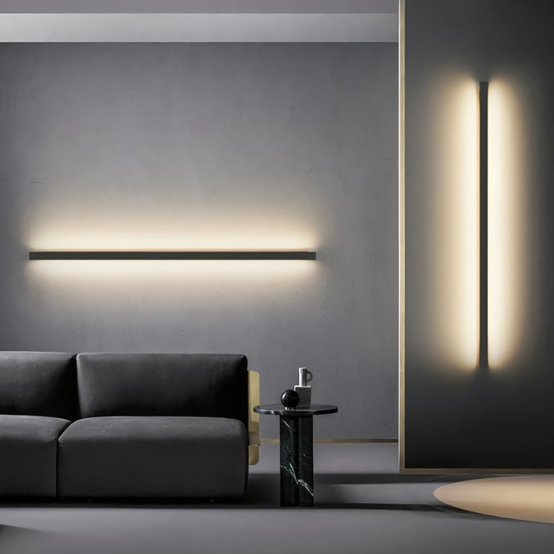 Modern Minimalist Long LED Strip Wall Light | KIKI Lighting