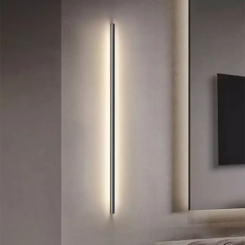 Modern Minimalist Long LED Strip Wall Light | KIKI Lighting