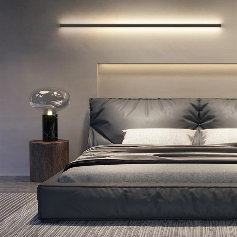 Modern Minimalist Long LED Strip Wall Light | KIKI Lighting
