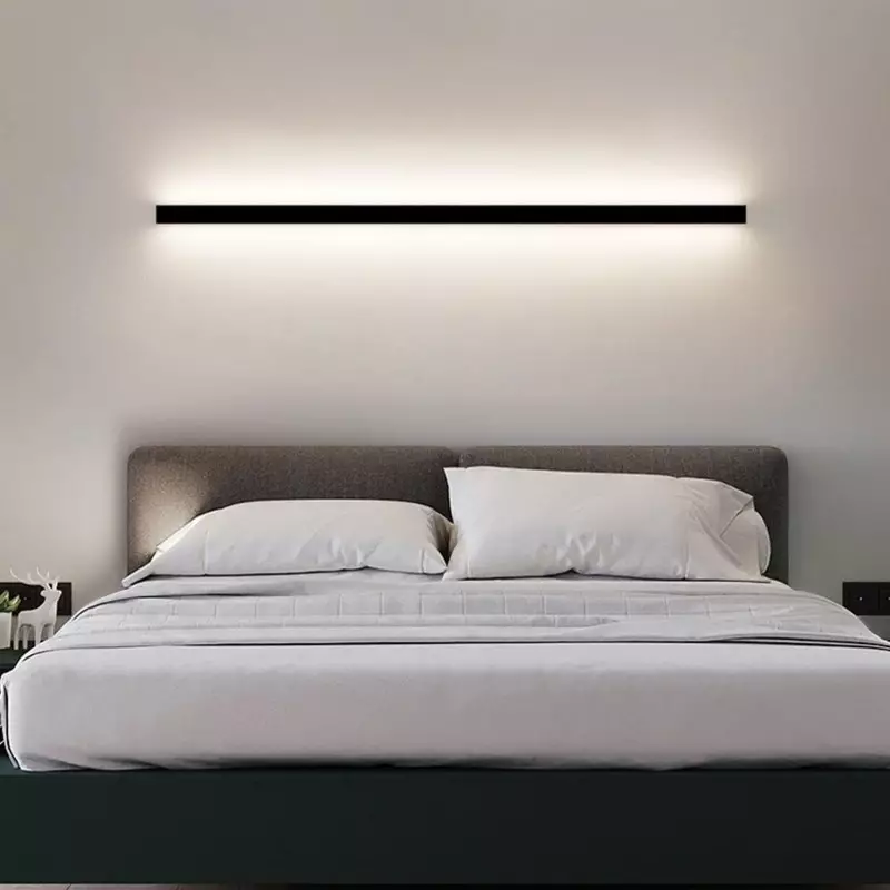 Modern Minimalist Long LED Strip Wall Light | KIKI Lighting