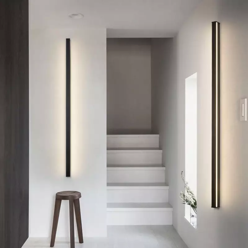 Modern Minimalist Long LED Strip Wall Light | KIKI Lighting