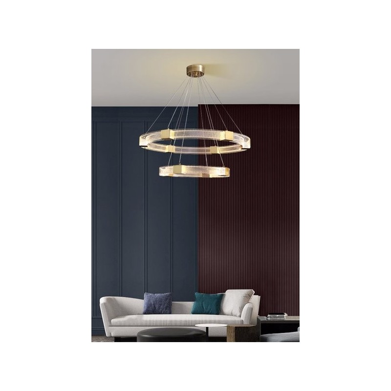 Parallel Ring LED Chandelier|modern chandelier|Kikilighting