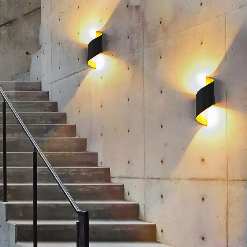 Modern Curl Twisted LED Wall Light | Home | KIKI LIGHTING