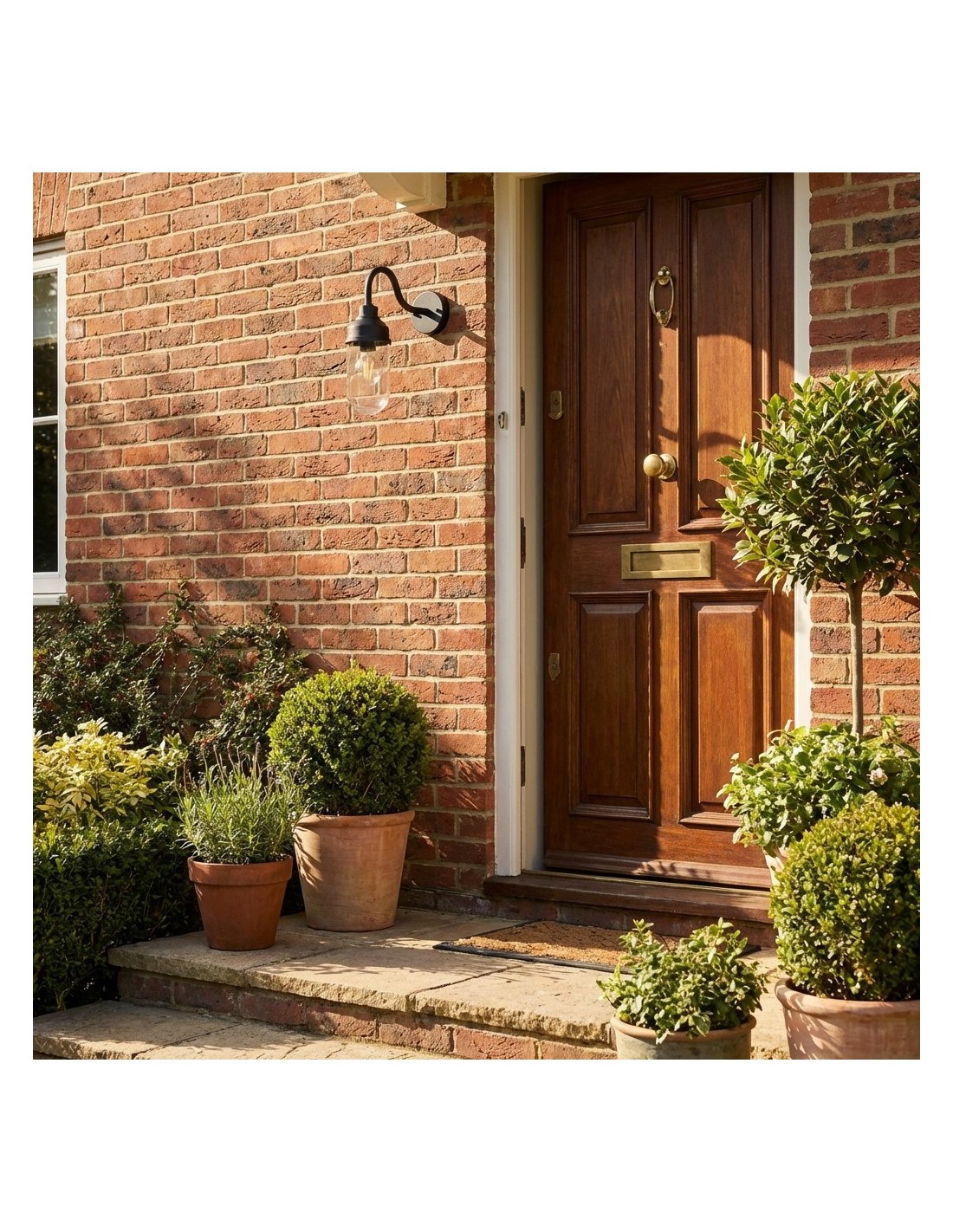 Trevanta Contemporary Outdoor Wall Light - Minimalist Lantern for ...